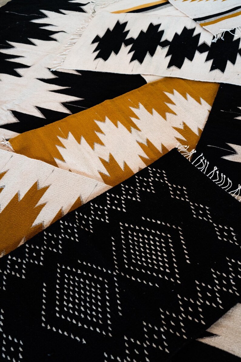 Handwoven Mexican Rug, Woven Accent Rug, Area Rug, Living Room Rug ...