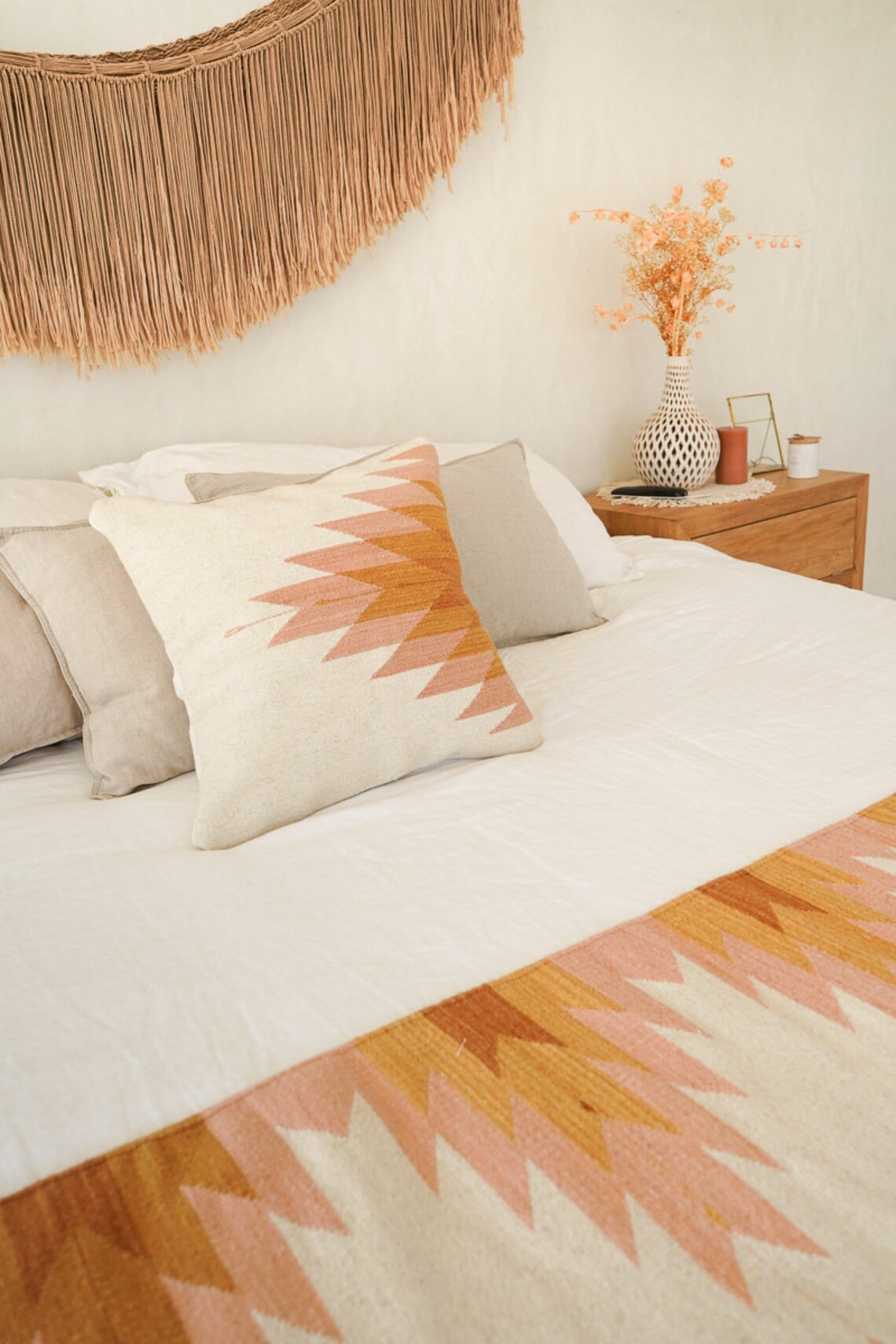 Handwoven Mexican Rug Oaxacan Woven Rugs - Flor De Desierto Mexican ...