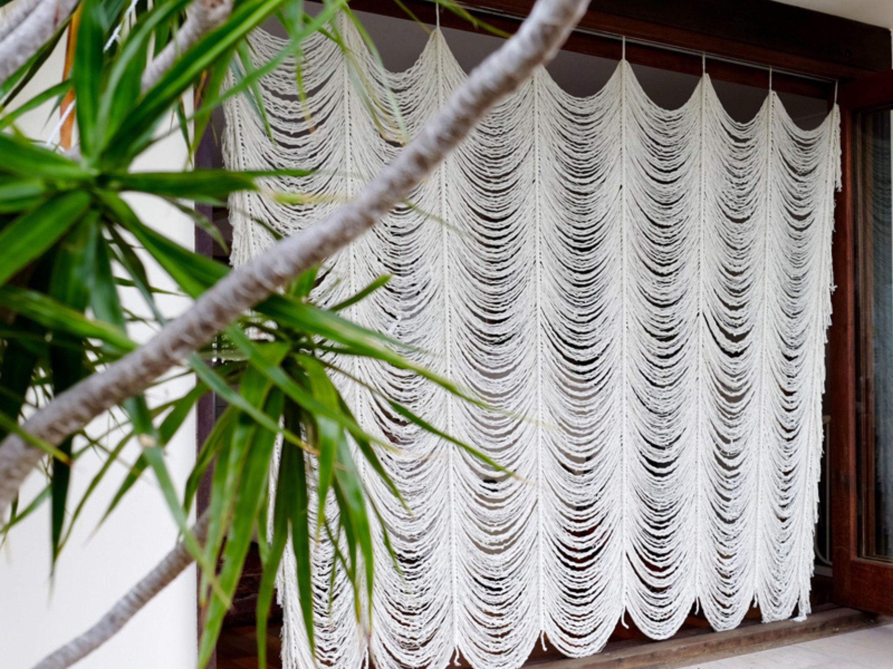 Boho Macrame Curtain Macrame Wall Hanging Boho Home Decor | Etsy