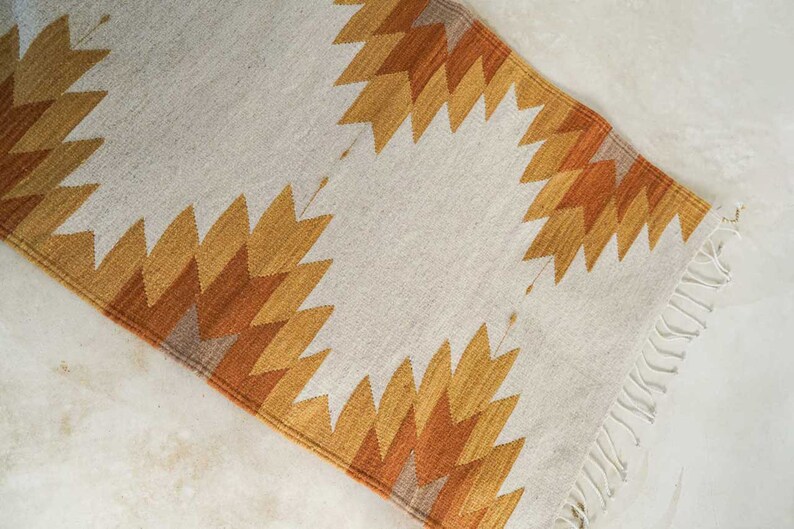 Handwoven Mexican Rug Oaxacan Woven Rugs - Flor De Desierto Mexican ...