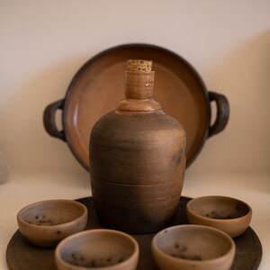 Mezcal Ceramic Clay Drinking Set - Etsy