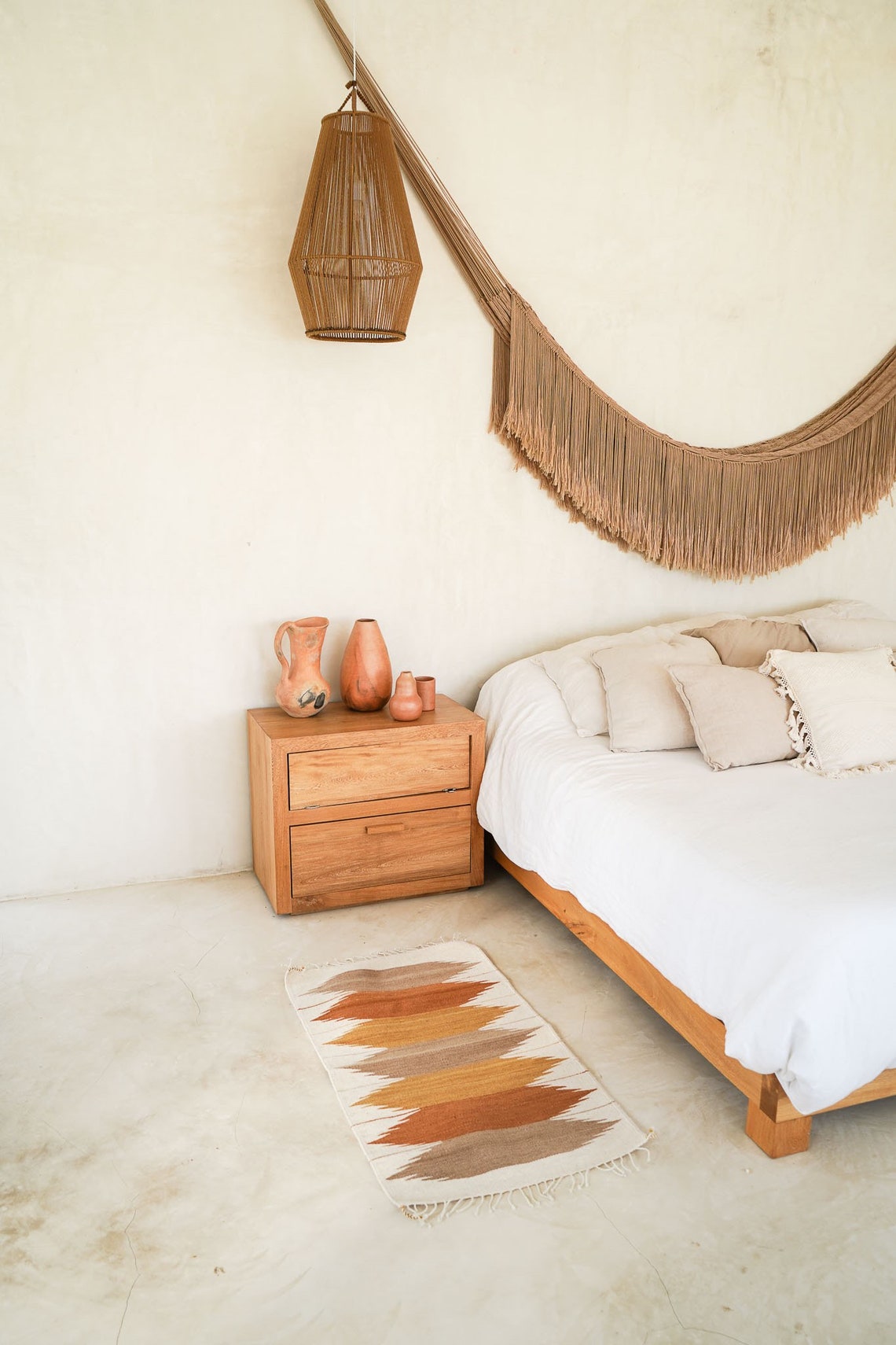 Handwoven Mexican Rug Oaxacan Woven Rugs - Tierra Mexican Rug | Natural ...