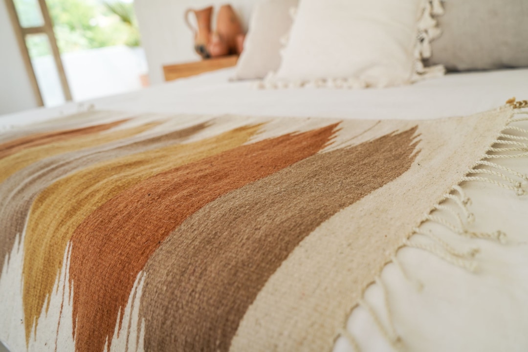 Handwoven Mexican Rug Oaxacan Woven Rugs - Tierra Mexican Rug | Natural ...