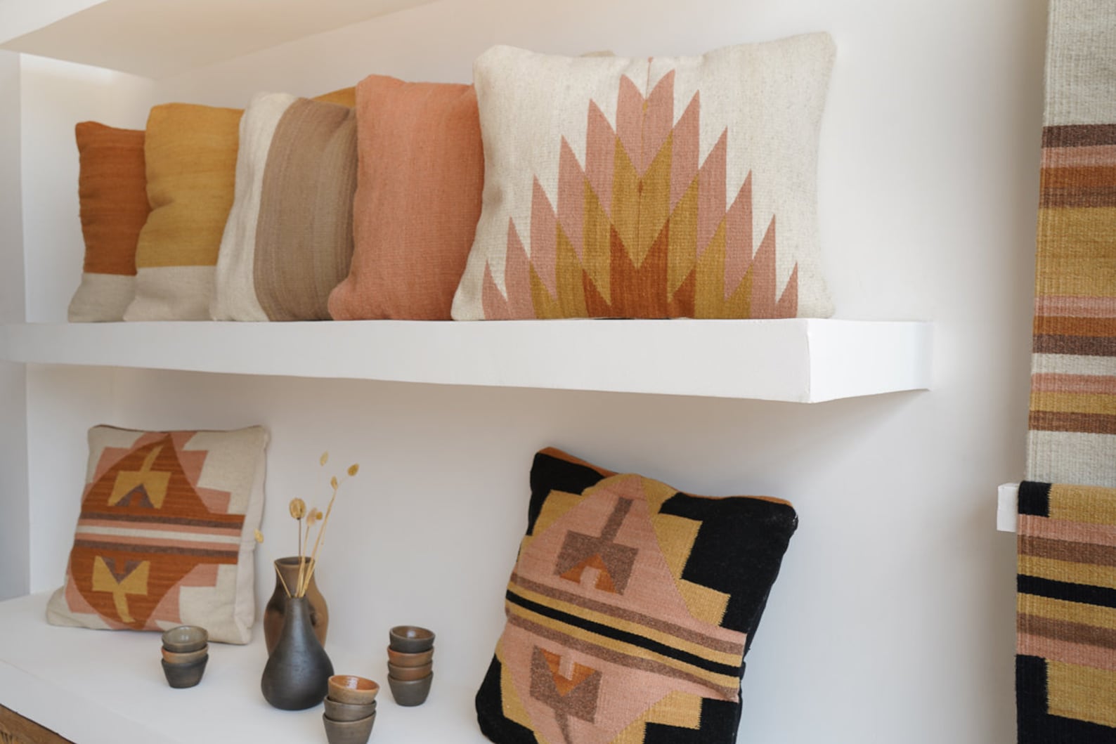 Mexican Pillow Relampago Mexican Pillow Natural With Desert - Etsy