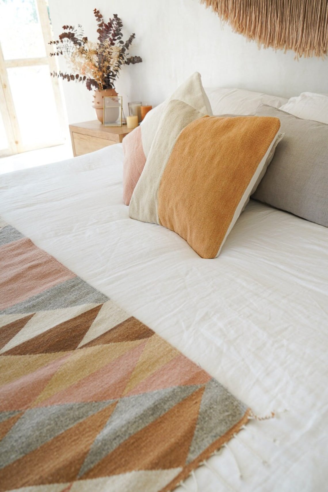 Handwoven Mexican Rug Oaxacan Woven Rugs Ancient Symbols - Etsy