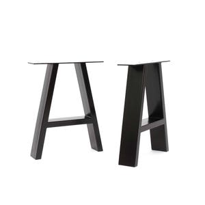Industrial Table Legs A-frame Design Box Section Steel - Etsy