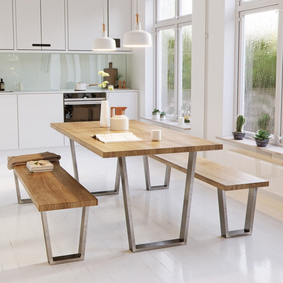 Industrial Table Legs V-frame Design Box Section Steel - Etsy