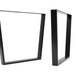 Industrial Table Legs V-frame Design Box Section Steel - Etsy