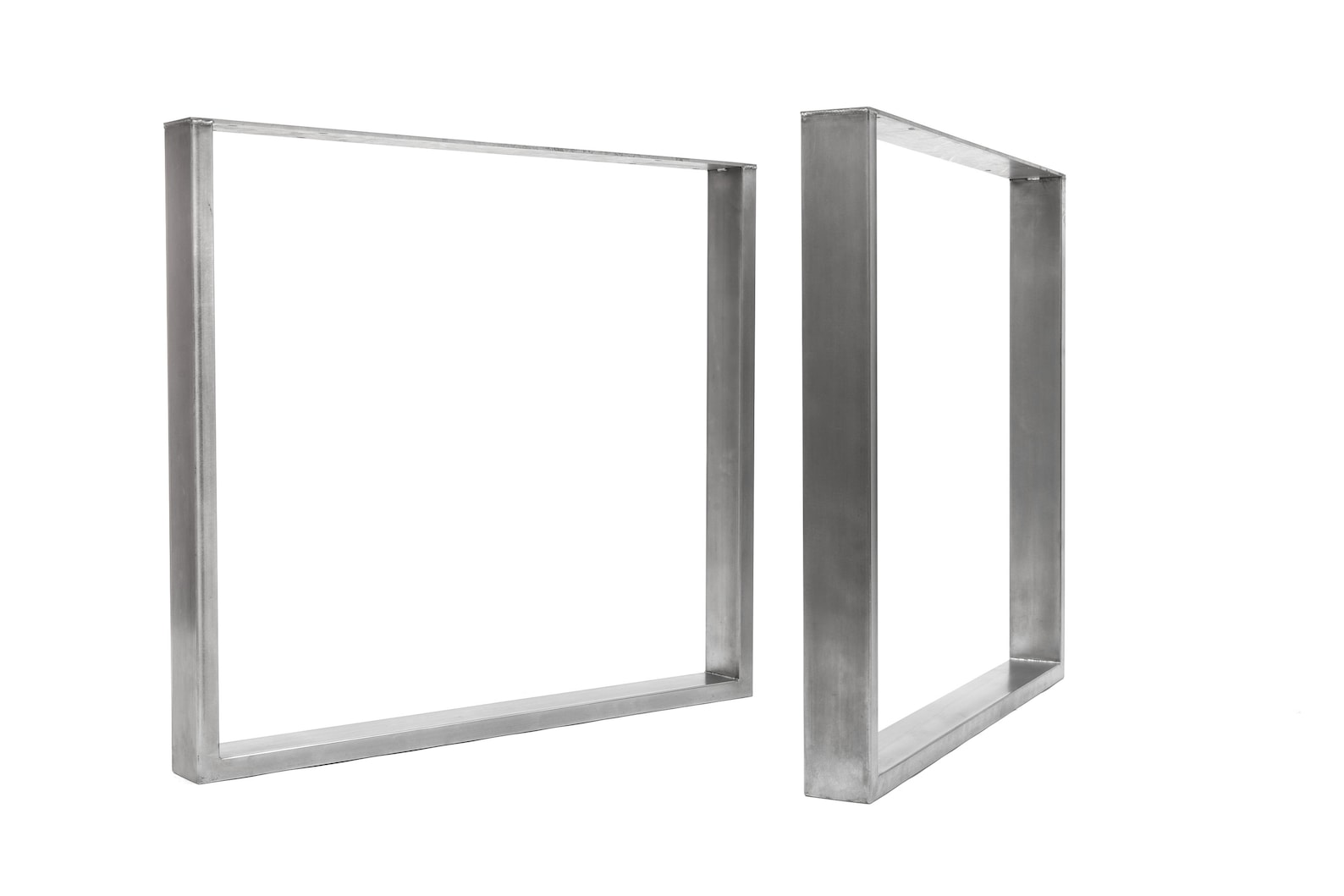 Industrial Table Legs Square Design Box Section Steel - Etsy