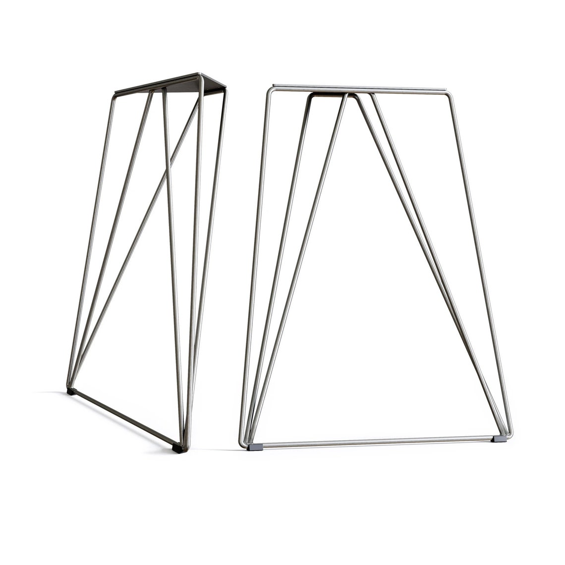 2 X Wire Frame Table Legs Modern Heavy Duty Metal Legs - Etsy
