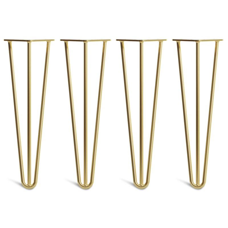 Hairpin Desk Legs Gold - Etsy