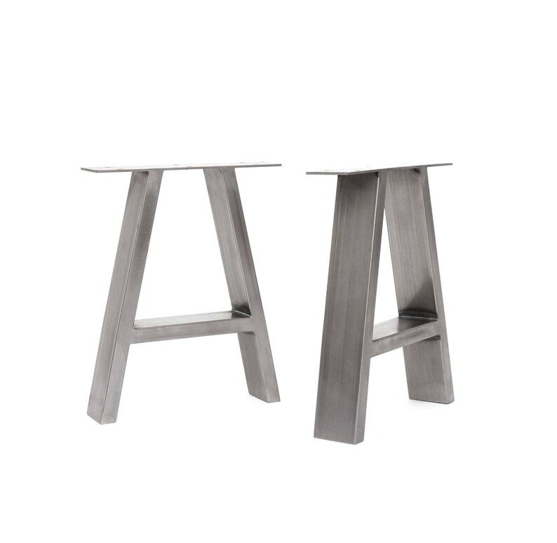 Industrial Table Legs - A-frame Design - Box Section Steel, Various ...