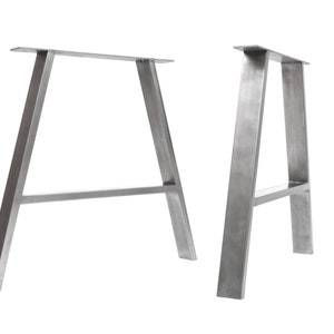Industrial Table Legs A-frame Design Box Section Steel - Etsy