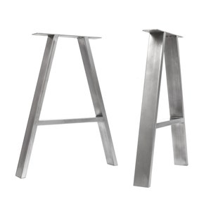 Industrial Table Legs A-frame Design Box Section Steel - Etsy