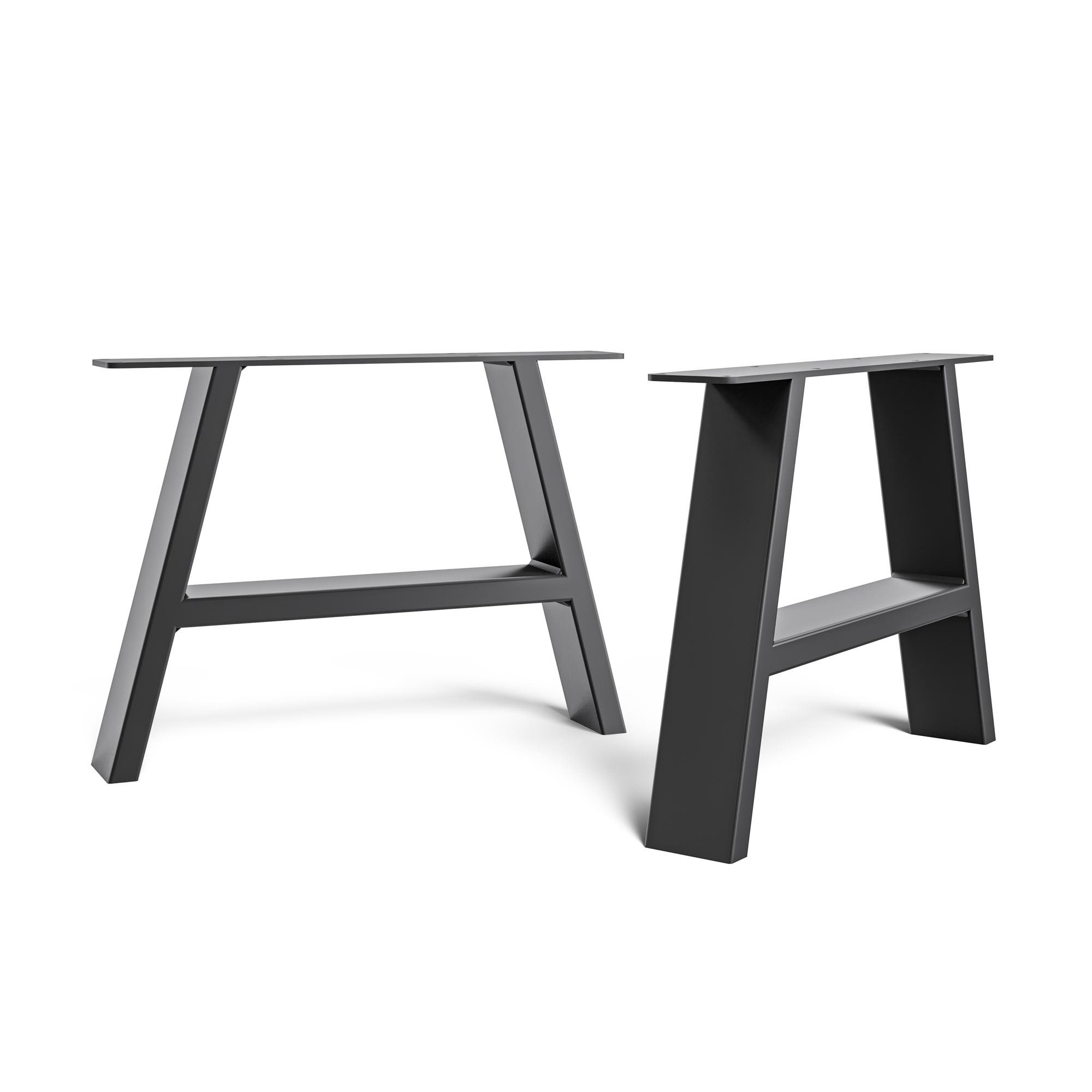 Industrial Table Legs - A-frame Design - Box Section Steel, Various ...