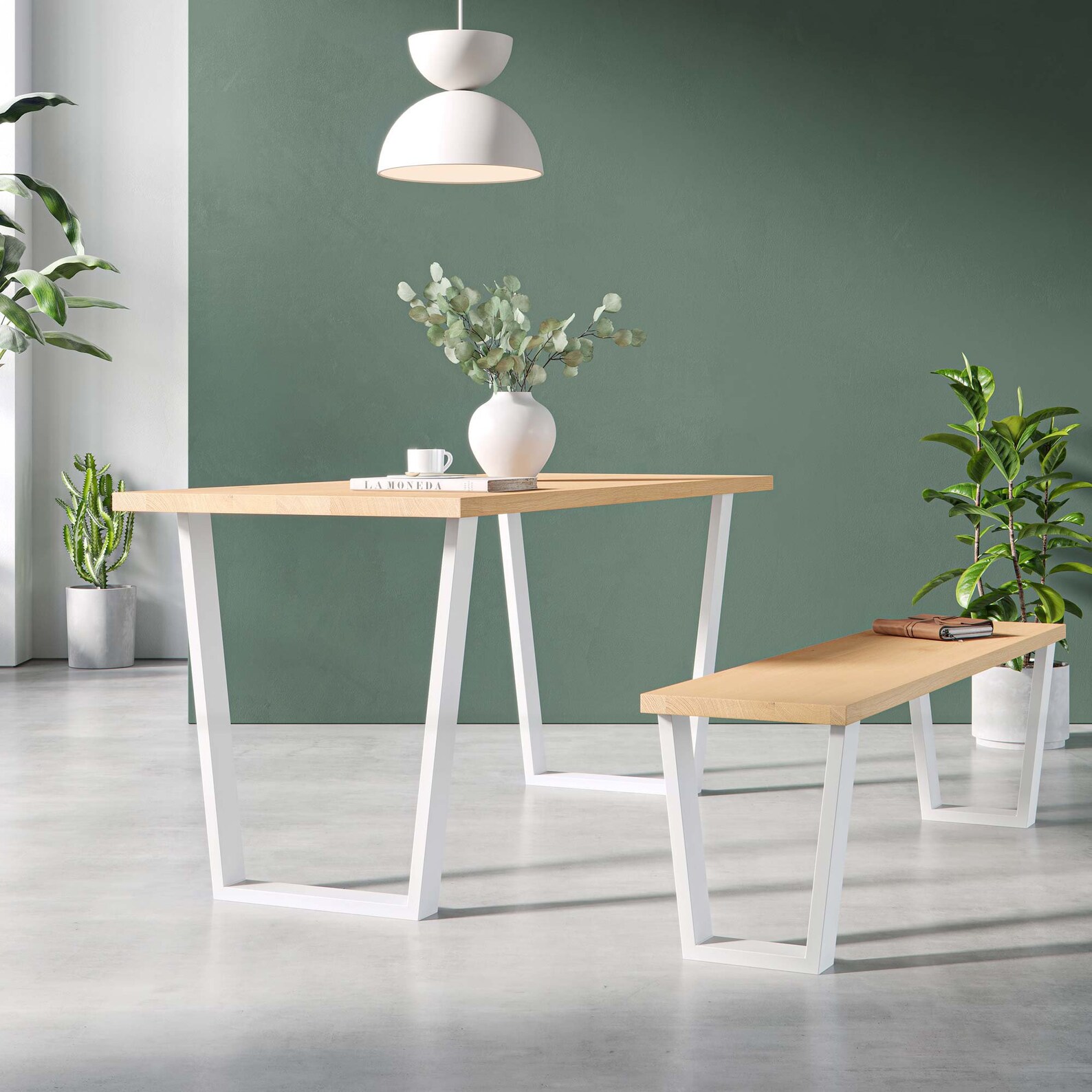 Industrial Table Legs - V-frame Design - Box Section Steel, Various ...