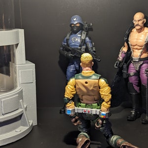 Cobra Laboratory Light up STASIS CELL or 1:12 Scale Classified G.i.joe ...