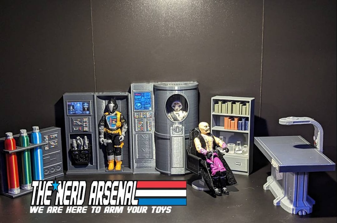 Cobra Laboratory Playset for 1:18 Scale ARAH G.I. JOE - Etsy