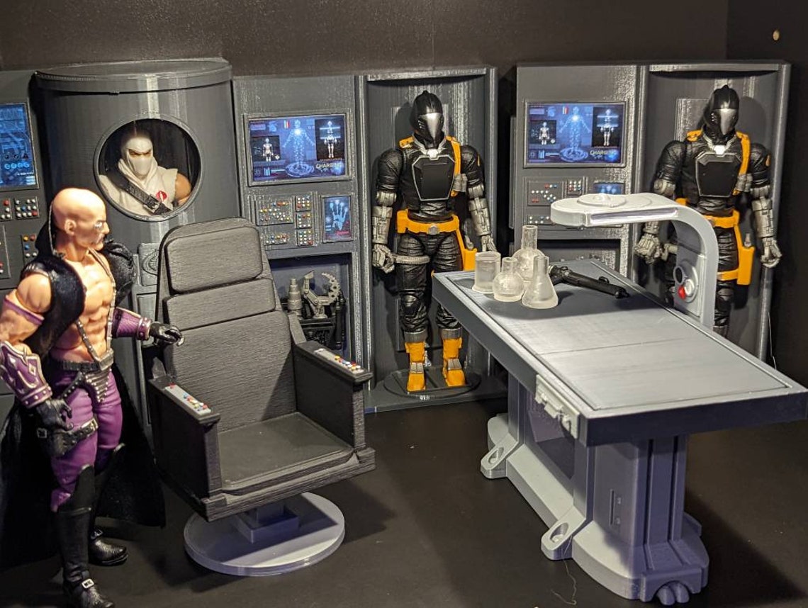 Cobra Laboratory Playset for 1:12 Scale CLASSIFIED G.I. JOE - Etsy