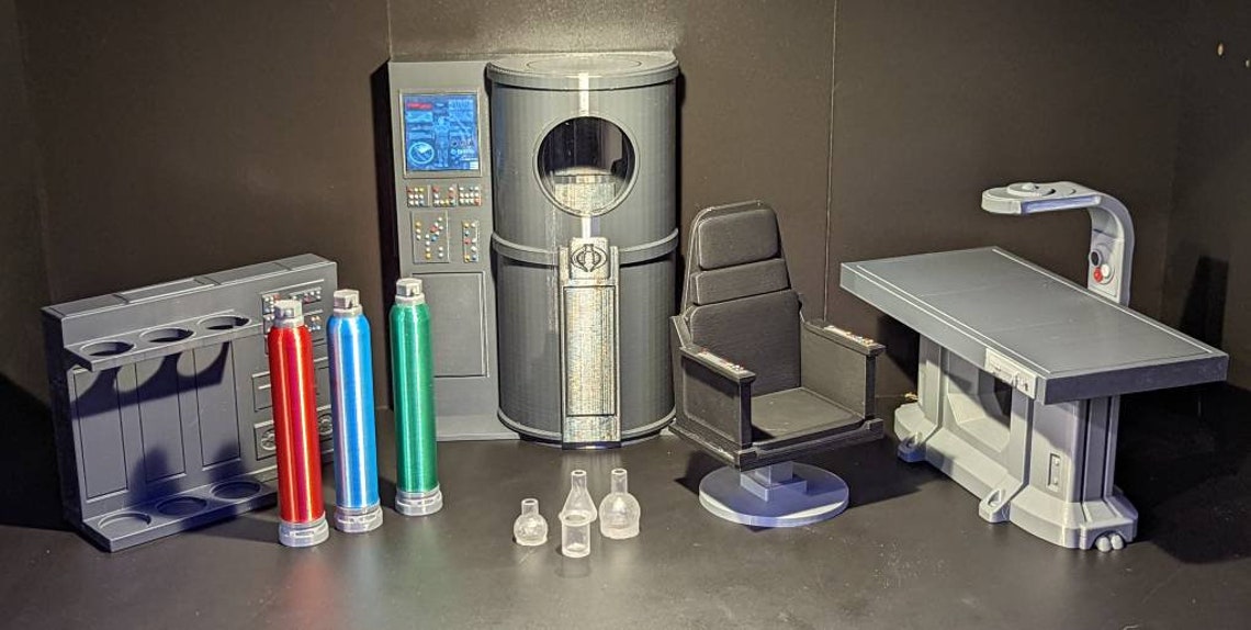 Cobra Laboratory Playset for 1:12 Scale CLASSIFIED G.I. JOE - Etsy