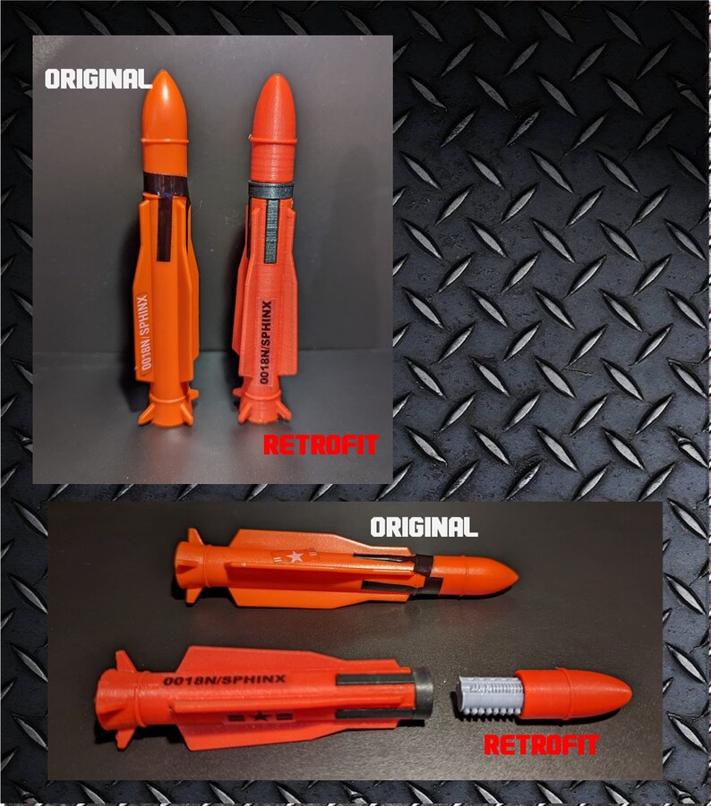 U.S.S. FLAGG RETROFIT MISSILES Set of 6 - Etsy