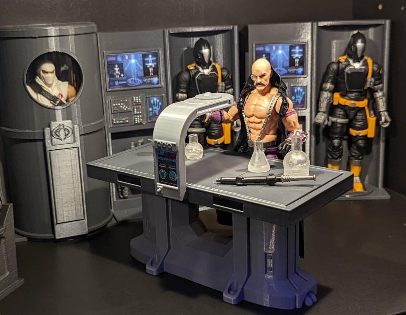 Cobra Laboratory Playset for 1:12 Scale CLASSIFIED G.I. JOE - Etsy