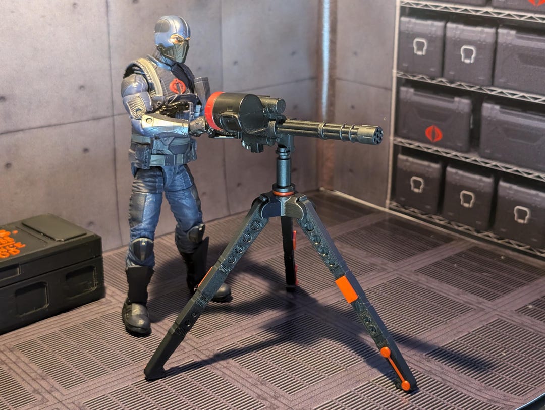 Tripod and Hardcase for HASLAB COBRA HISS Minigun Turrets 1:12 ...