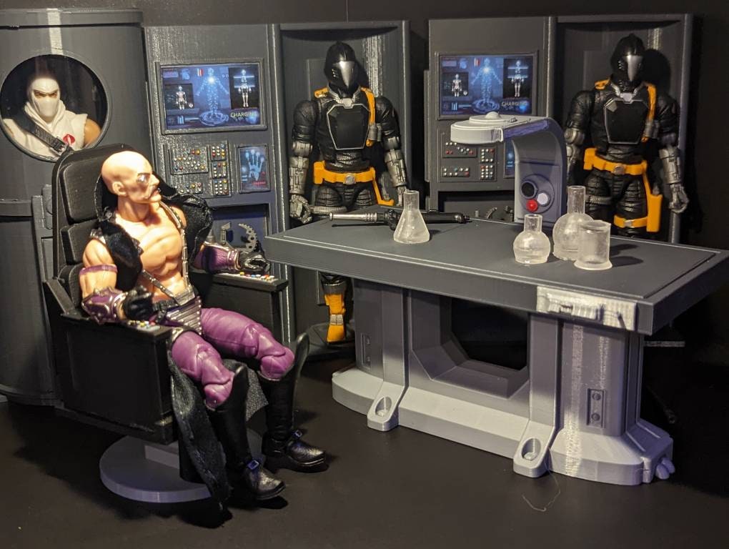 Cobra Laboratory Playset for 1:12 Scale CLASSIFIED G.I. JOE - Etsy