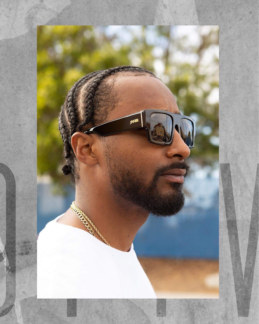 9FIVE X Foos Gone Wild Official Locs Black & 24K Gold Sunglasses NEW - Etsy