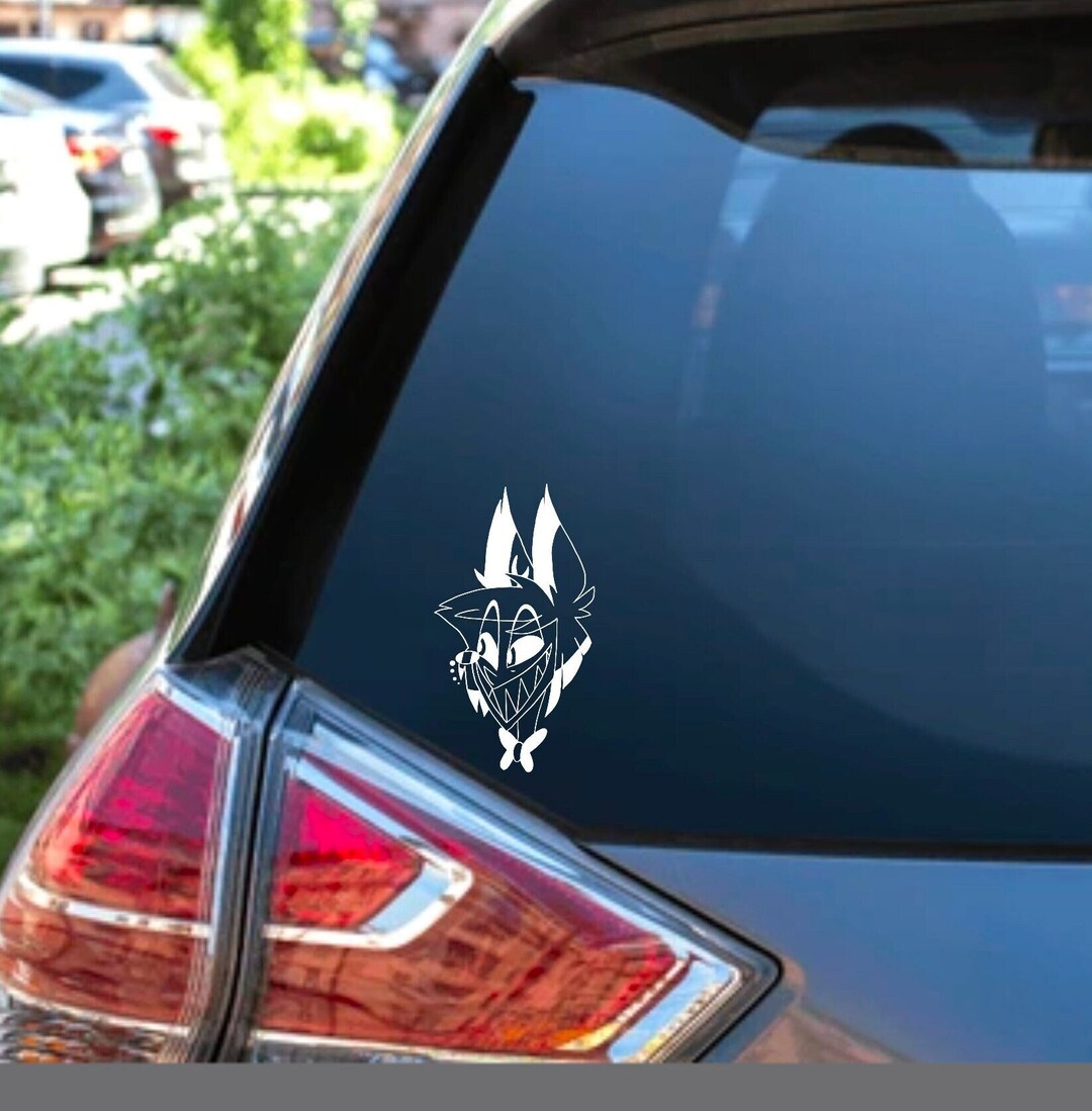 Hazbin Hotel Alastor Decal Two Versions - Etsy UK