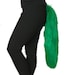 Emerald Green Luxury Faux Fur Animal Cosplay Tail, 20 or 30 Inches Rave ...