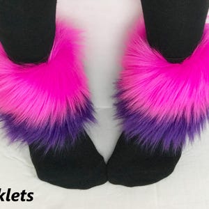 Bianna Cheshire Cat Leg Warmers, for Kids and Adults, Hot Pink Purple ...