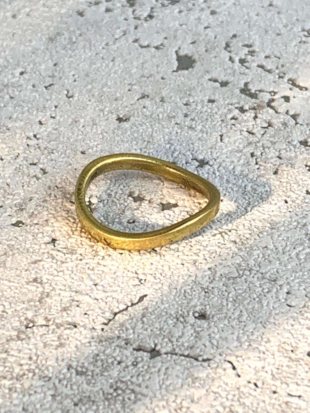 Simple Geometric Ring, Base Ring, Brass Ring - RB4 - Etsy