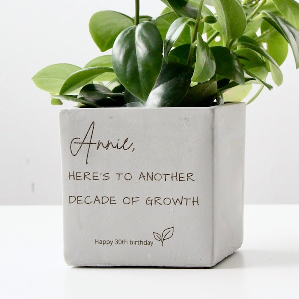 50th Birthday Planter - Etsy