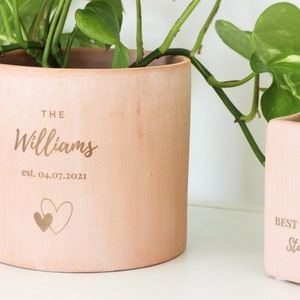 Custom Photo Flower Pot Laser Engraved Planter - Etsy
