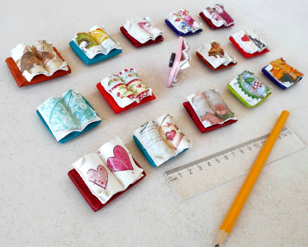 Miniature Book, Fridge Magnets, Book Lover Gift, Book Themed Baby ...