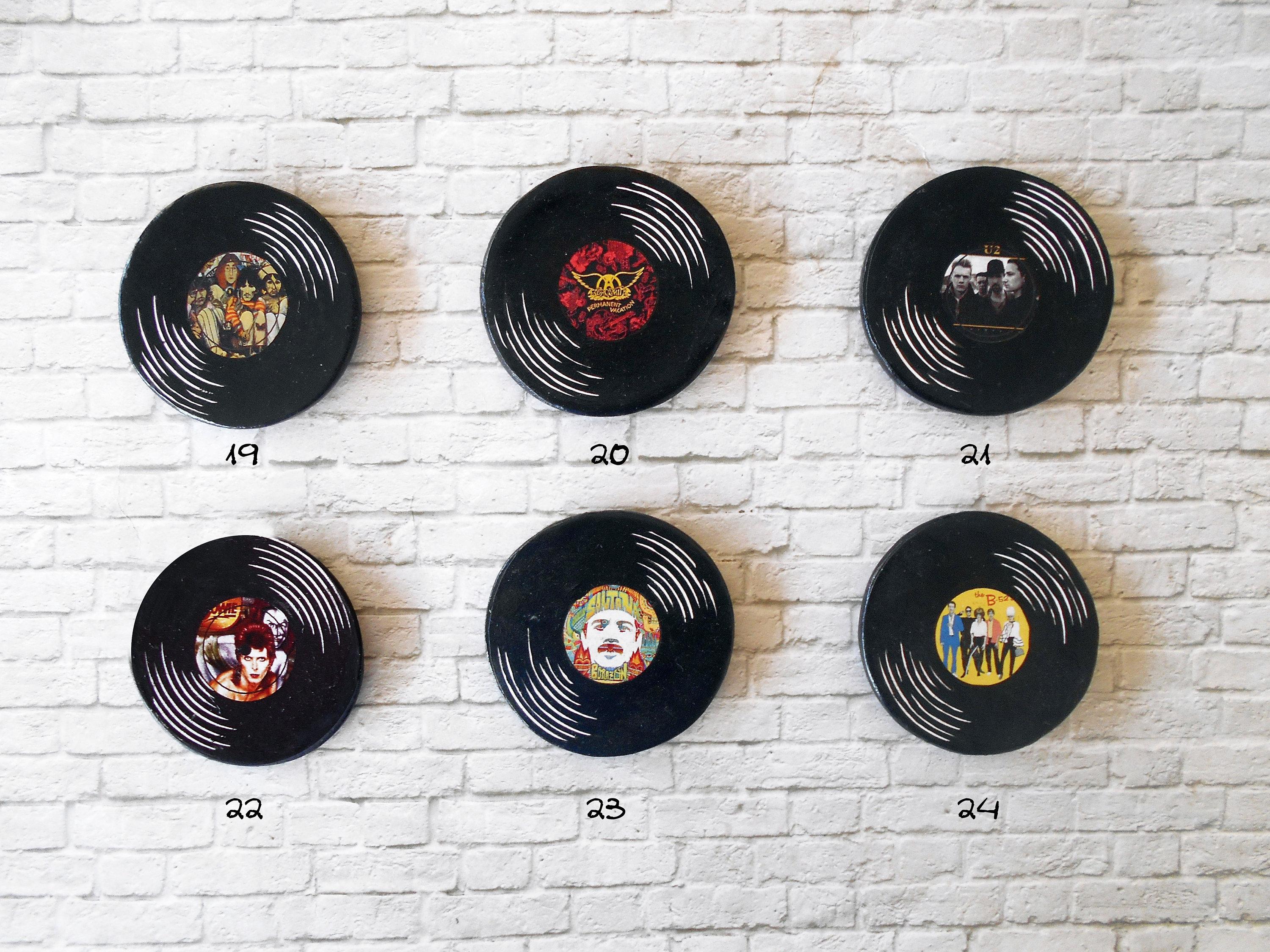 Miniature Custom Vinyl Record Discs Fridge Magnets Music - Etsy Australia
