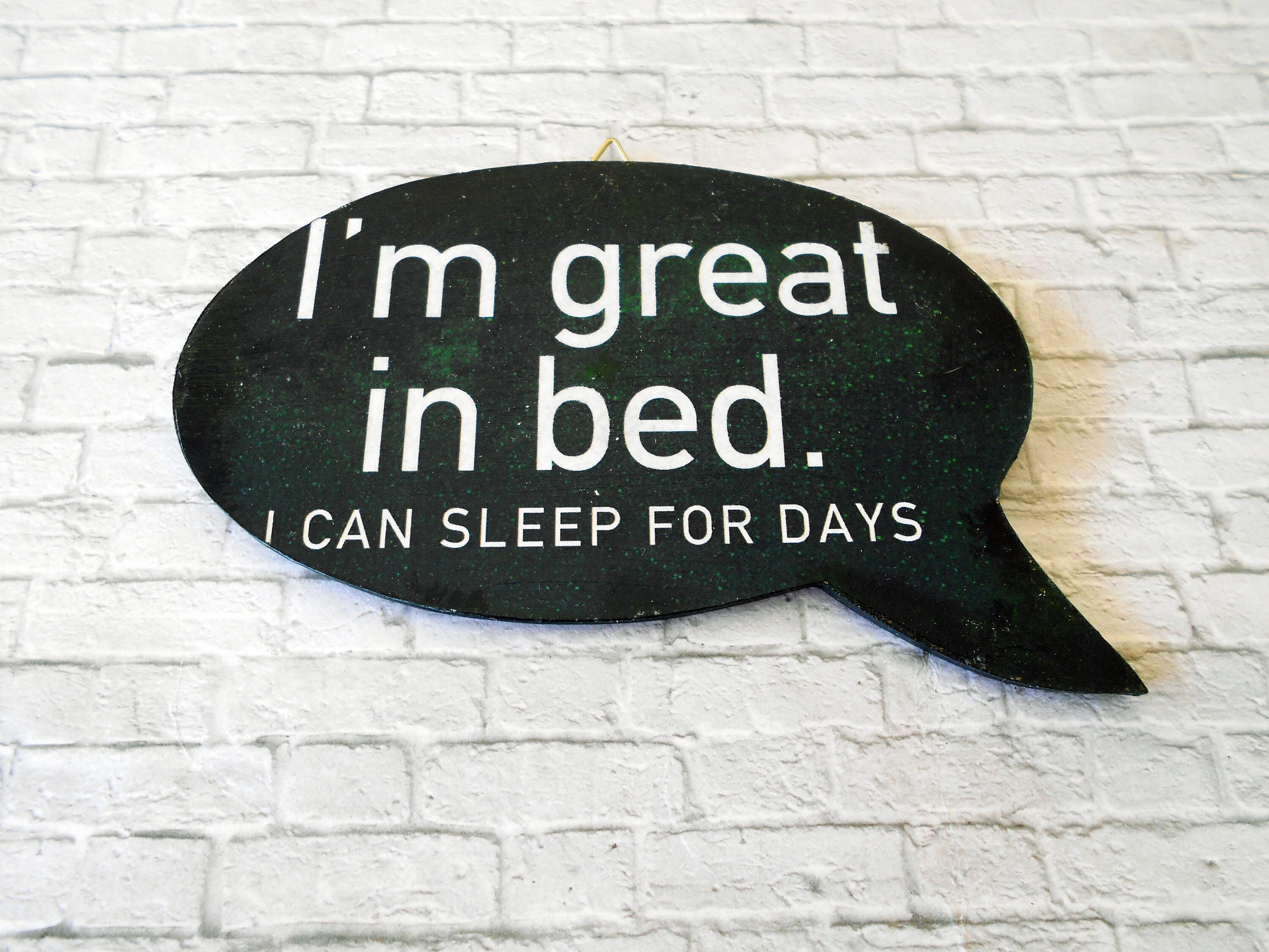 Funny Custom Message Personalized Speech Bubble Small Wood - Etsy