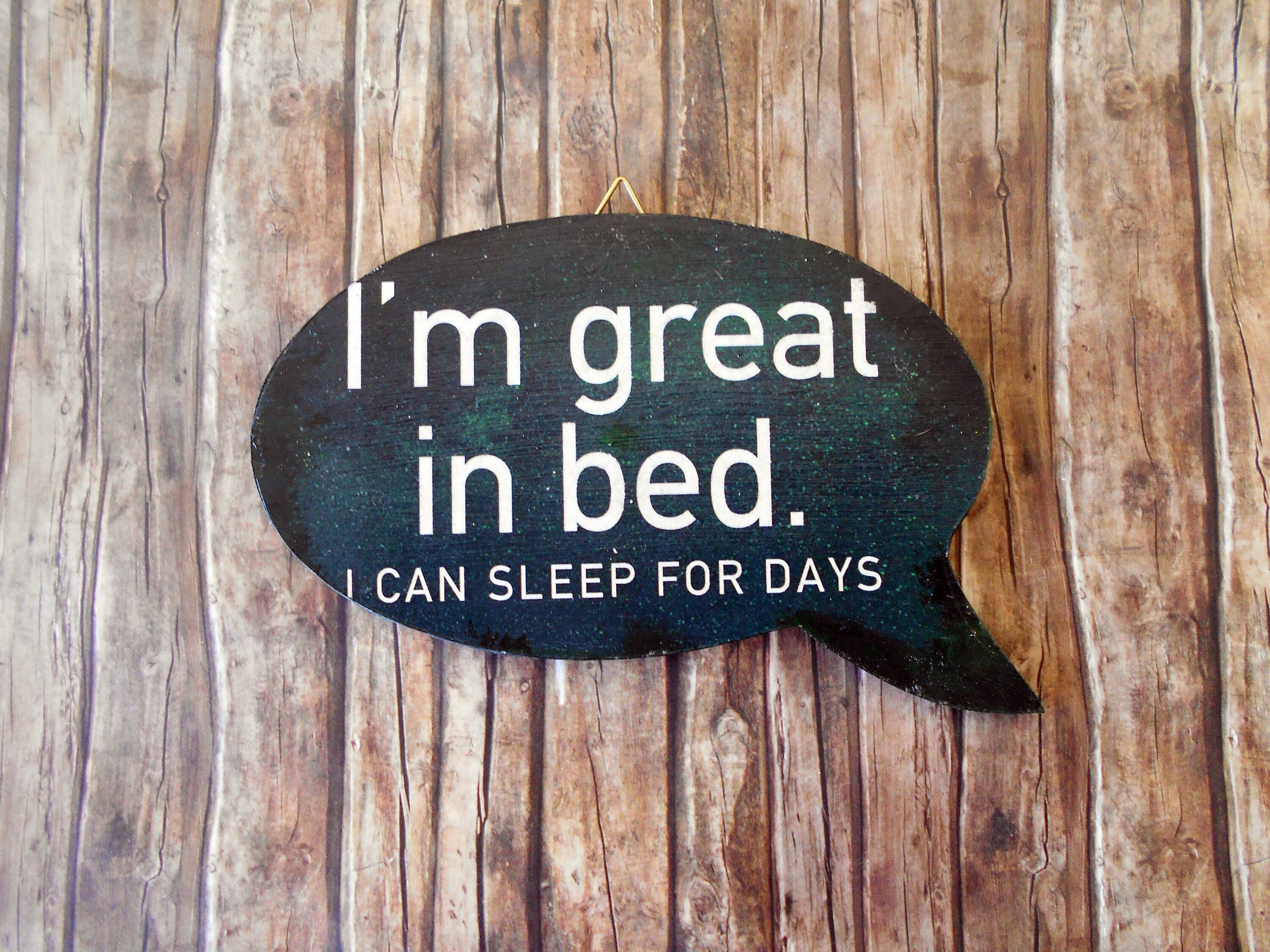 Funny Custom Message Personalized Speech Bubble Small Wood - Etsy