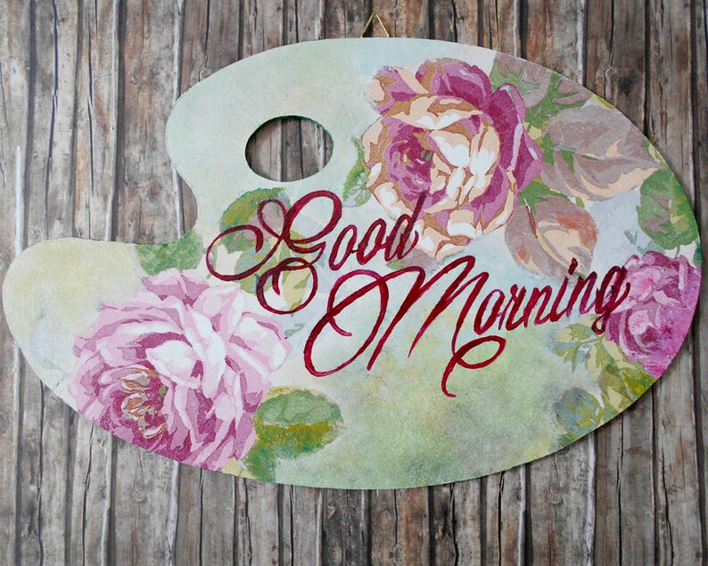 Buy Good Morning Sign Rustic Home Decor Spa Decor Bathroom Online in ...