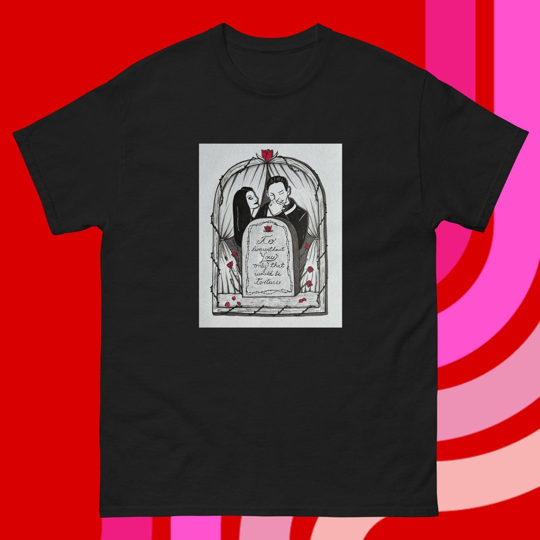 Gomez and Morticia Unisex Tee, Uncle Fester Shirt, Addams Family T ...