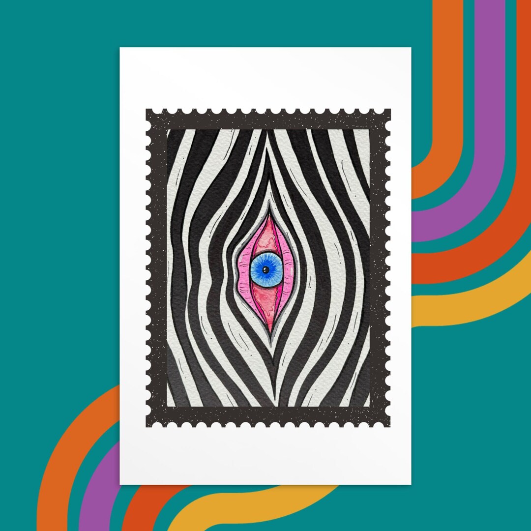 Coochie Kisses Illustration - Etsy