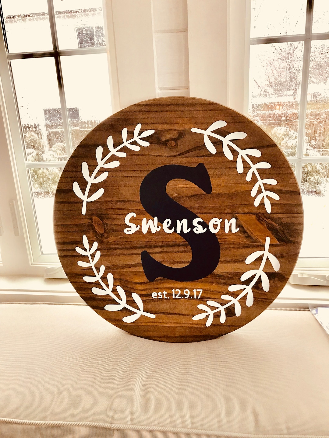 Personalized Wood Family Crest Sign - Etsy