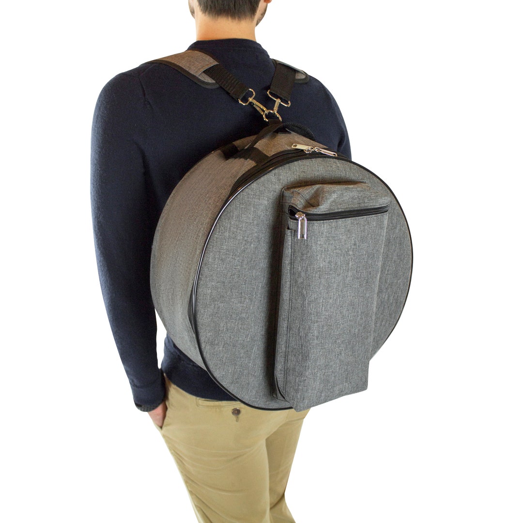 Padded Snare Drum Bag / Backpack - 14" X 6.5" Percussion Storage ...