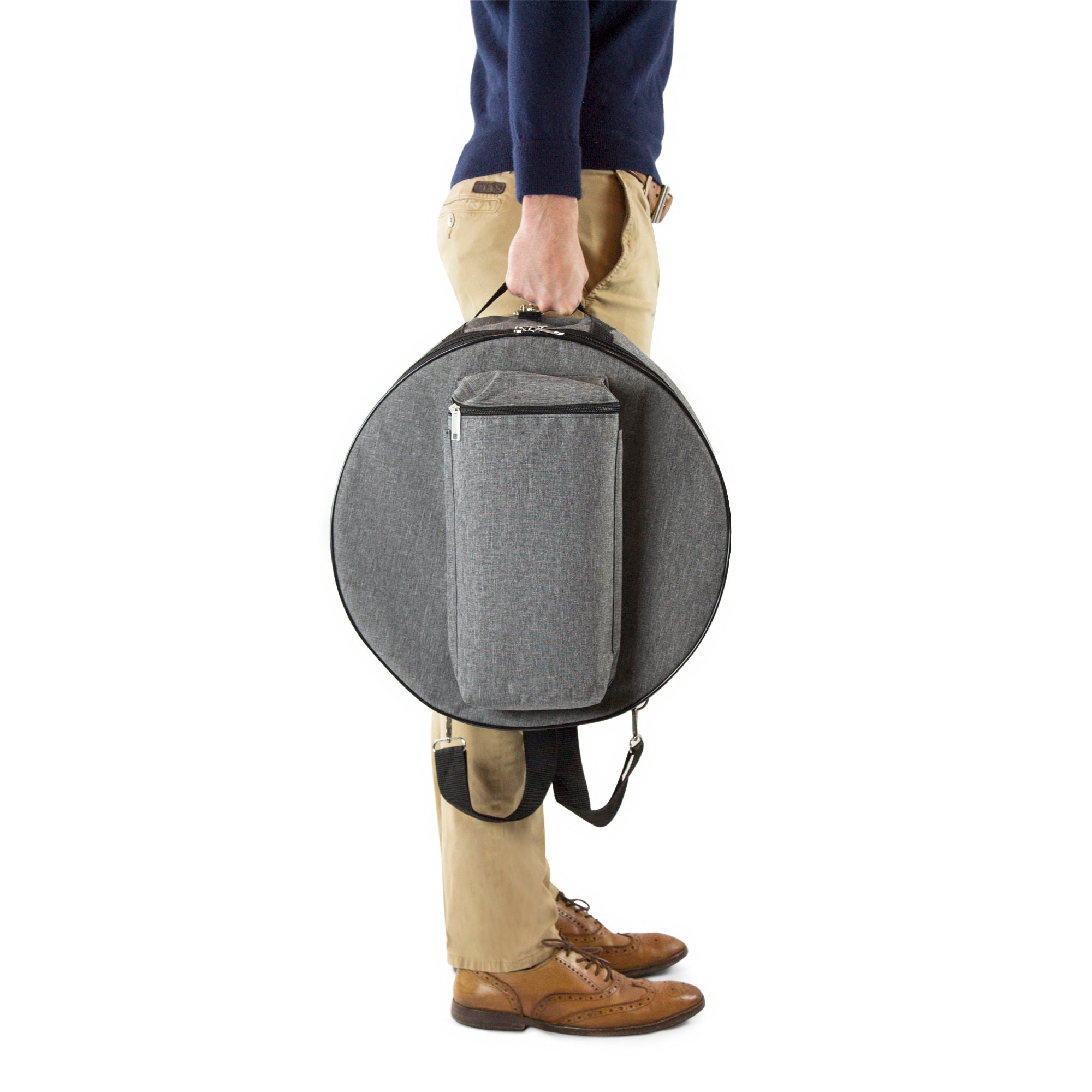 Padded Snare Drum Bag / Backpack - 14" X 6.5" Percussion Storage ...