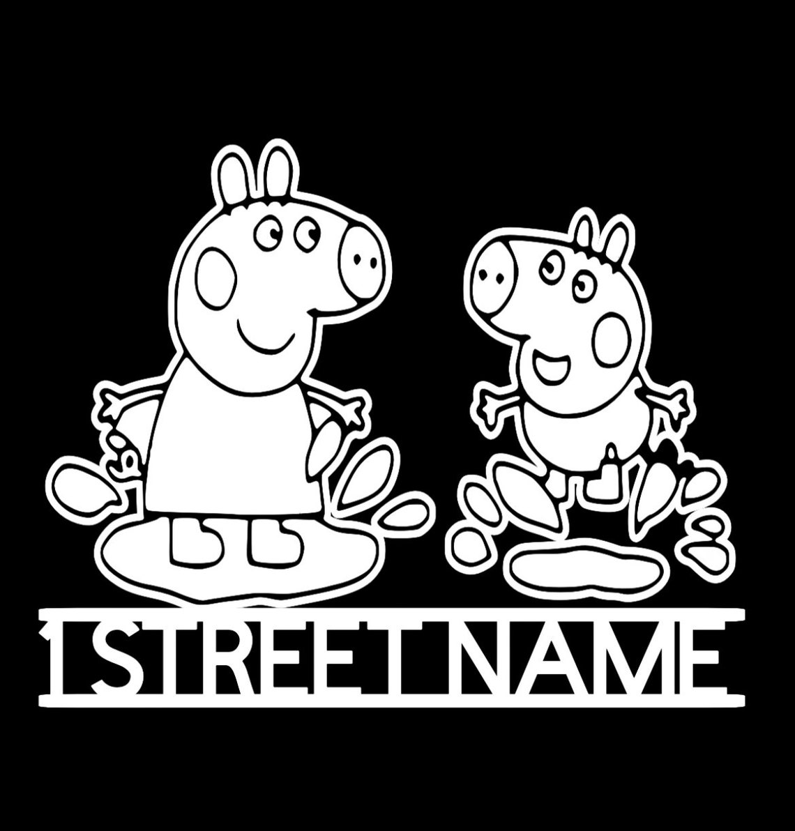 Personalised Wheelie Bin Stickers Bluey, Peppa Pig, Lilo and Stitch - Etsy