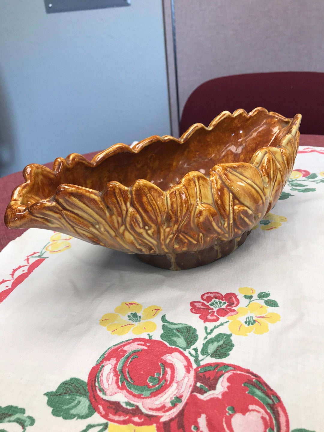 Vintage Royal Haeger Drip Glaze Console/centerpiece Bowl - Etsy