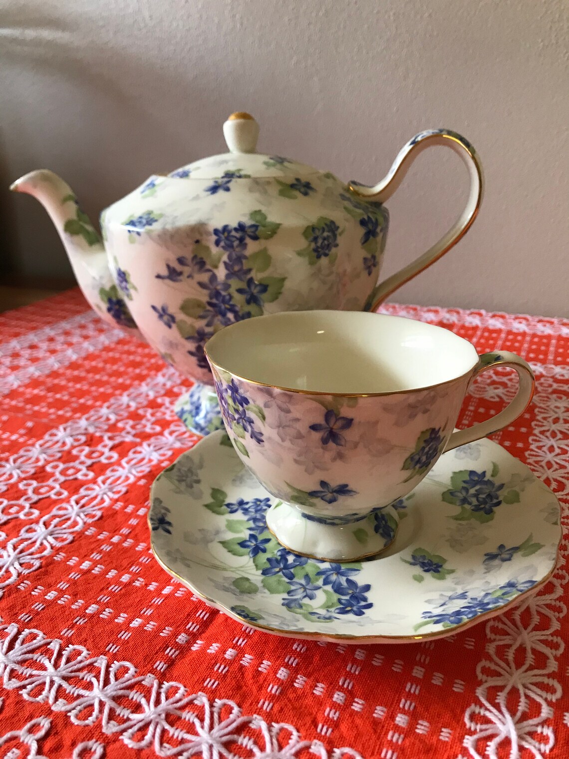 Burton and Burton Royal Estate Tea Pot and Cup and | Etsy