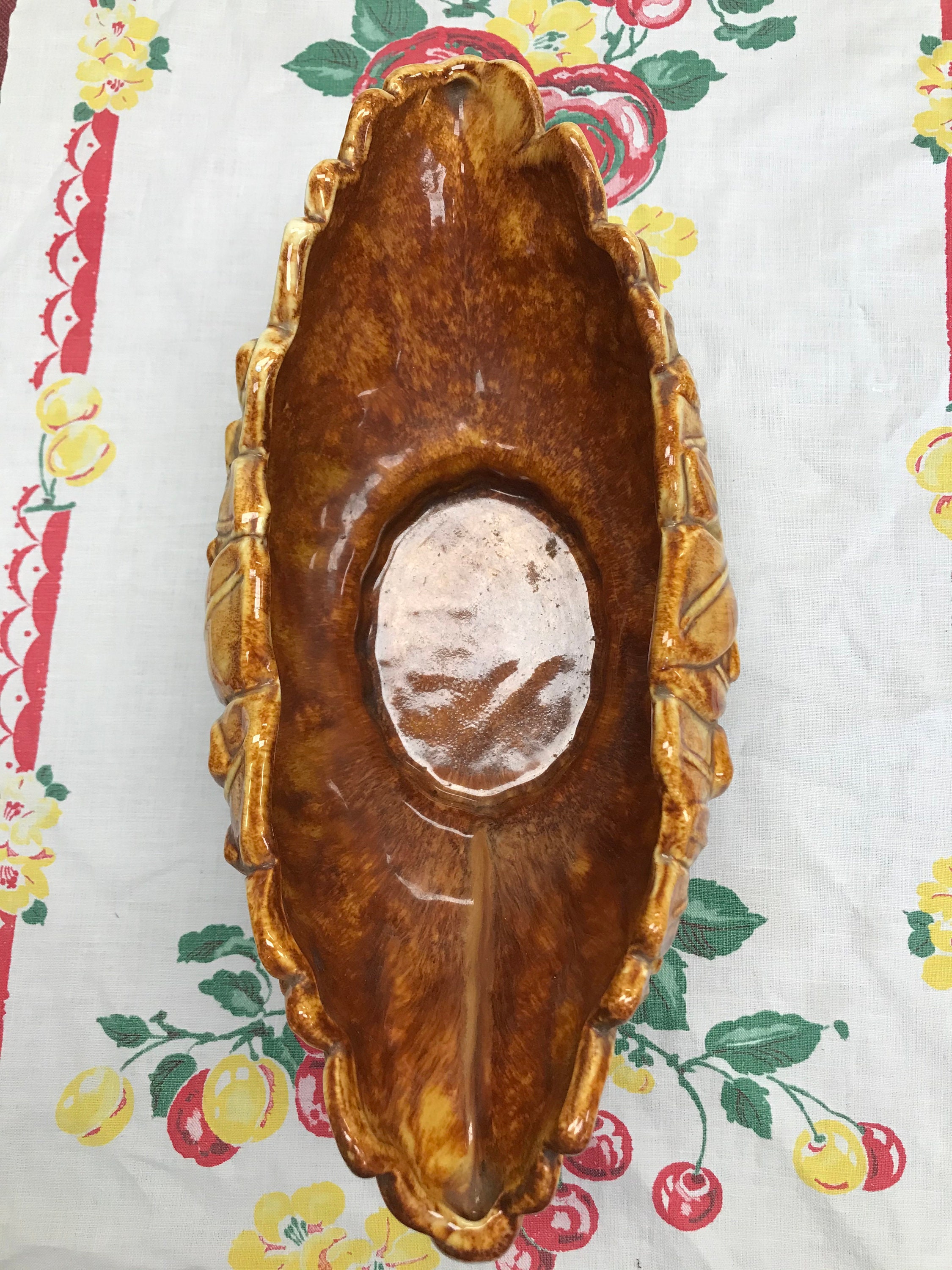 Vintage Royal Haeger Drip Glaze Console/centerpiece Bowl - Etsy