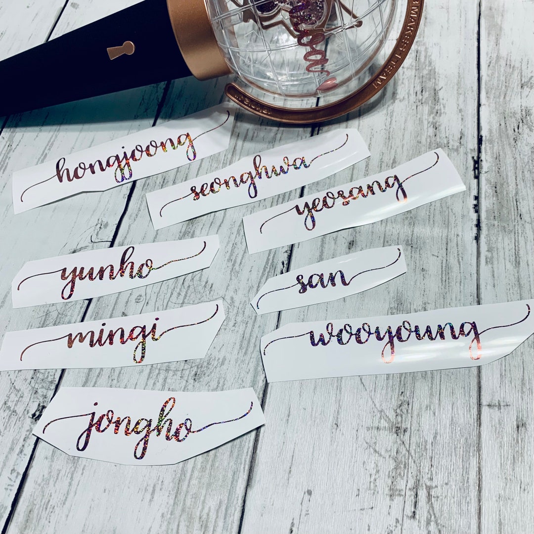 Ateez Vinyl Lightstick Decals - Etsy